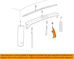 Amazon.com: Genuine GM 15215527 Back Body Opening Side Applique ...