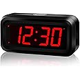 Amazon.com: Alarm Clock, Battery Operated Clock, Adjustable 3-Level Led ...