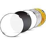 Amazon.com : NEEWER 43 Inch/110 Centimeter Light Reflector Diffuser 5 ...
