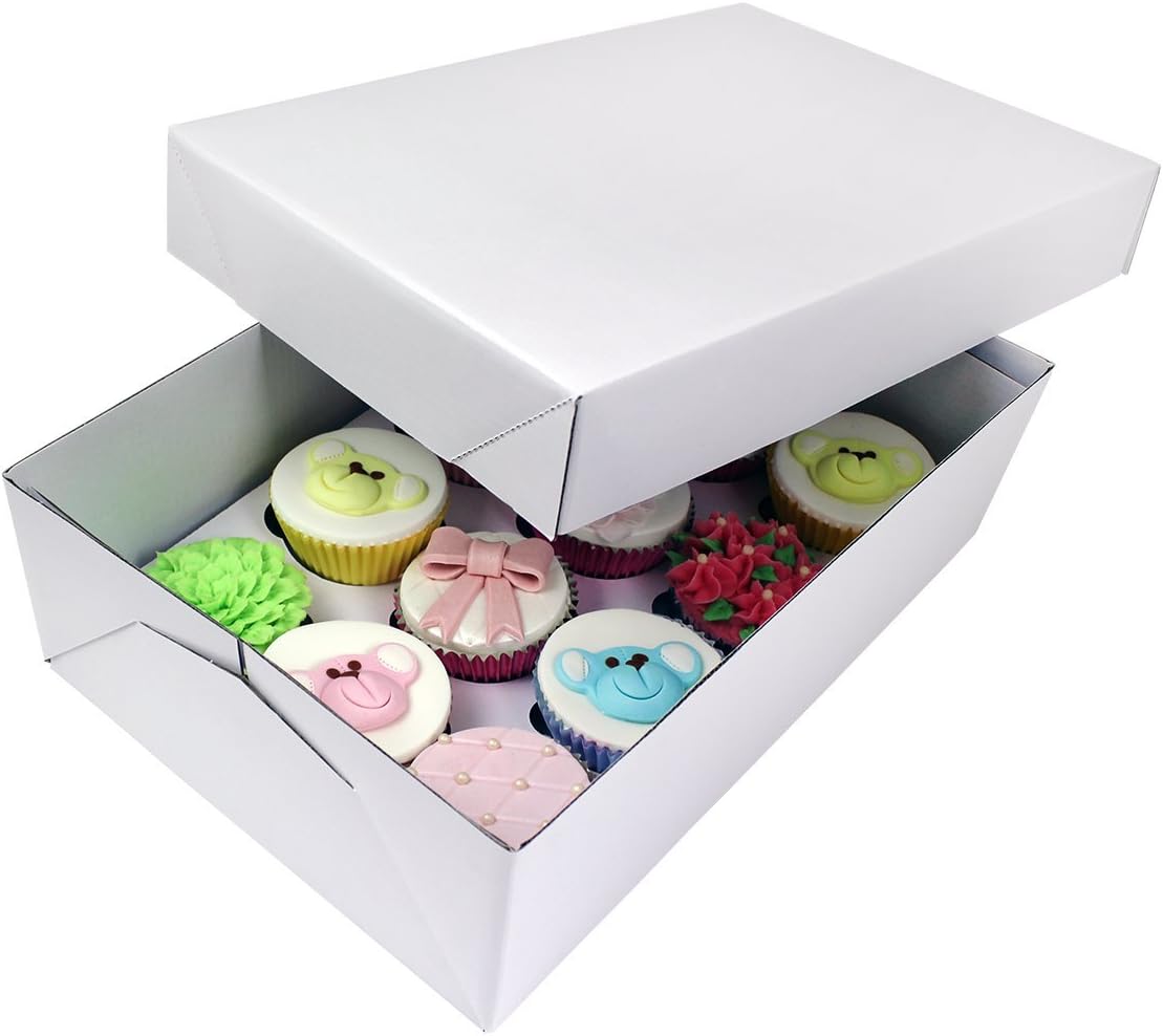 PME Cupcake Box For 12 Cakes Amazon co uk Kitchen Home PME Cupcake Box For 12 Cakes Amazon co uk Kitchen Home
