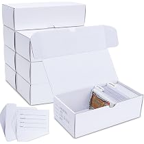 Trading Card Storage Box ULTRGEE - 4 Rows, Cardboard Card Card Organizer