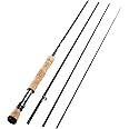 Amazon.com : Goture Fly Fishing Rod 4-Piece 9FT Lightweight Travel Fly ...