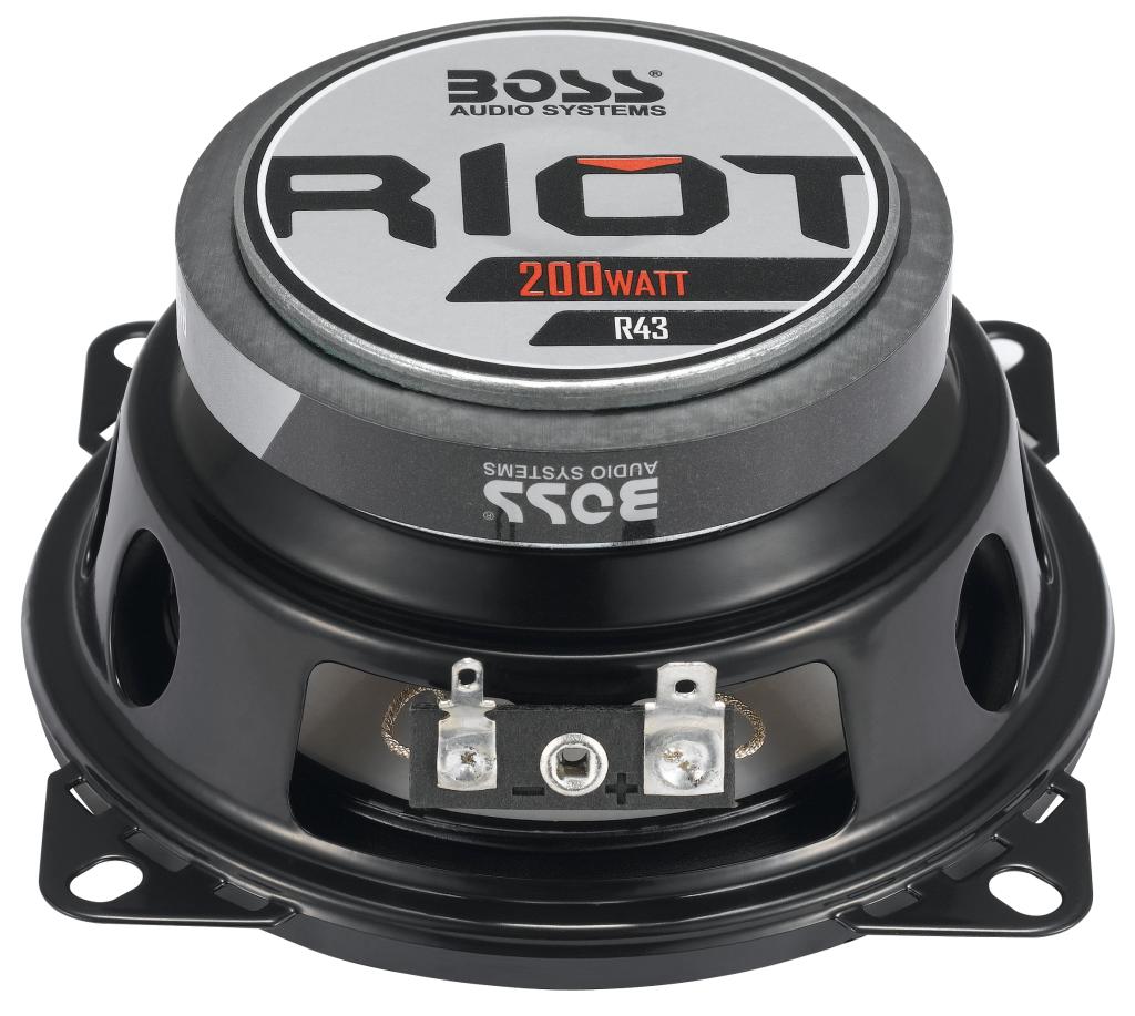 Amazon.com: BOSS Audio Systems R43 Riot 4 Inch 3-way 200-Watt Full ...