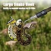 66" Snake Hook Reptile Catcher Stick Tongs Grabber Handling Tool for ...