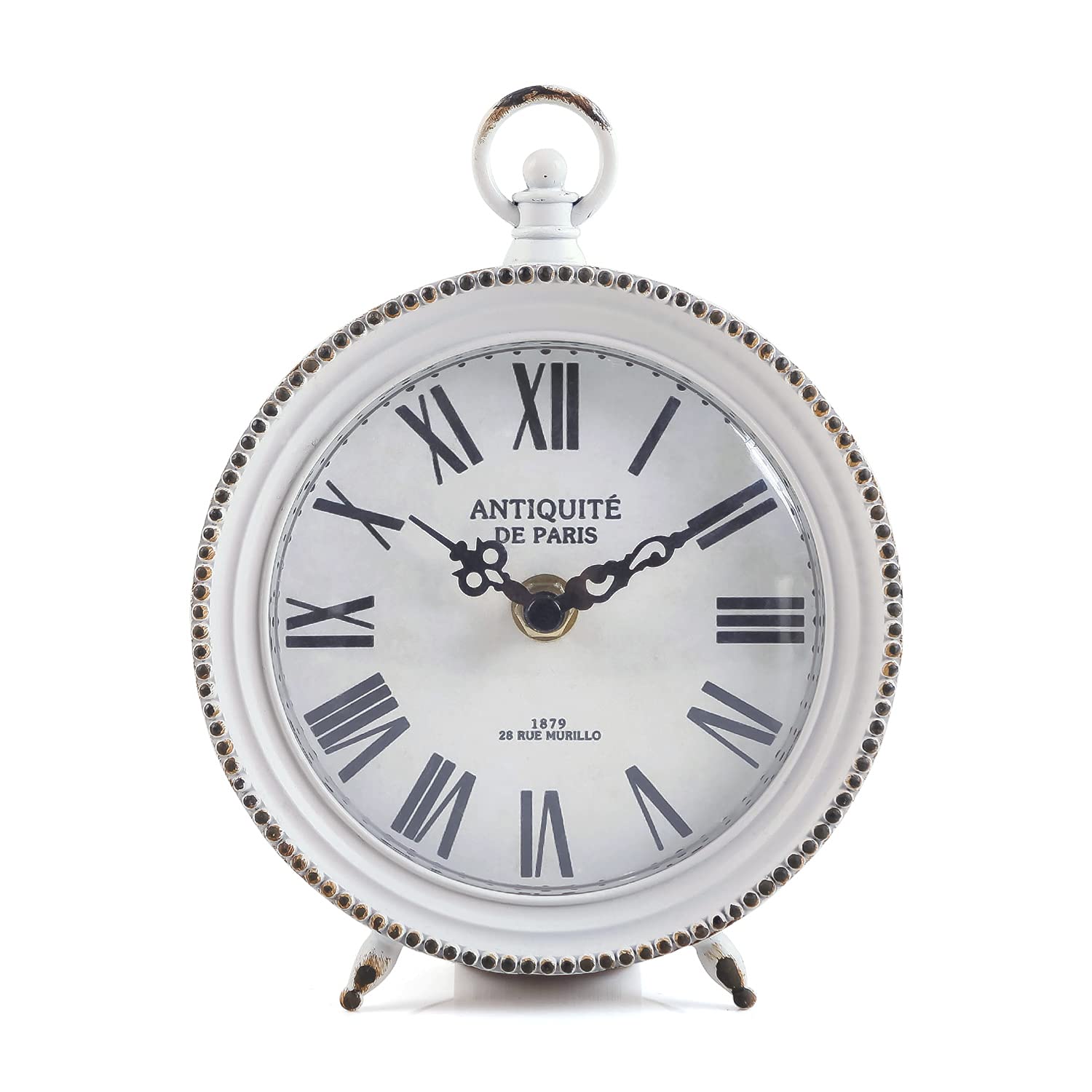 Mua NIKKY HOME Vintage Table Clock with Handle, Shelf Desk Top Clock ...