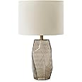 Signature Design by Ashley Taylow Contemporary 23.5" Glass Table Lamp, Light Brown - Amazon.com