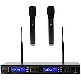 Amazon.com: Pyle-Pro PDWM8400 8 Mic Professional Handheld VHF Wireless Microphone System ...