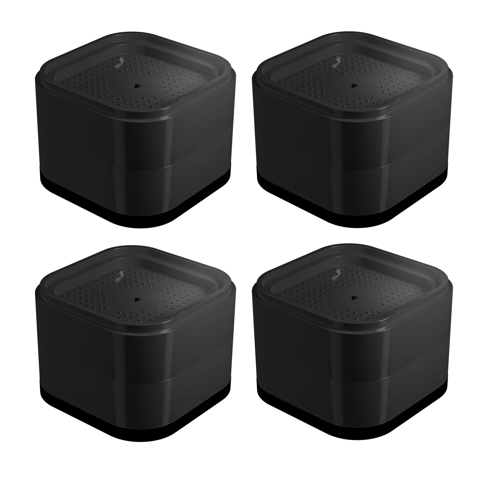 DCWGAQ, Bed Risers of 2 in, Square Furniture Riser, Double Adjustable ...