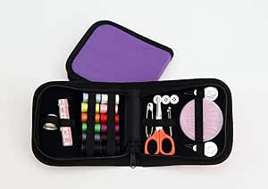 Amazon.com: Soft Zippered Mini Sewing Kit. Easy Sew USA Home, Travel ...