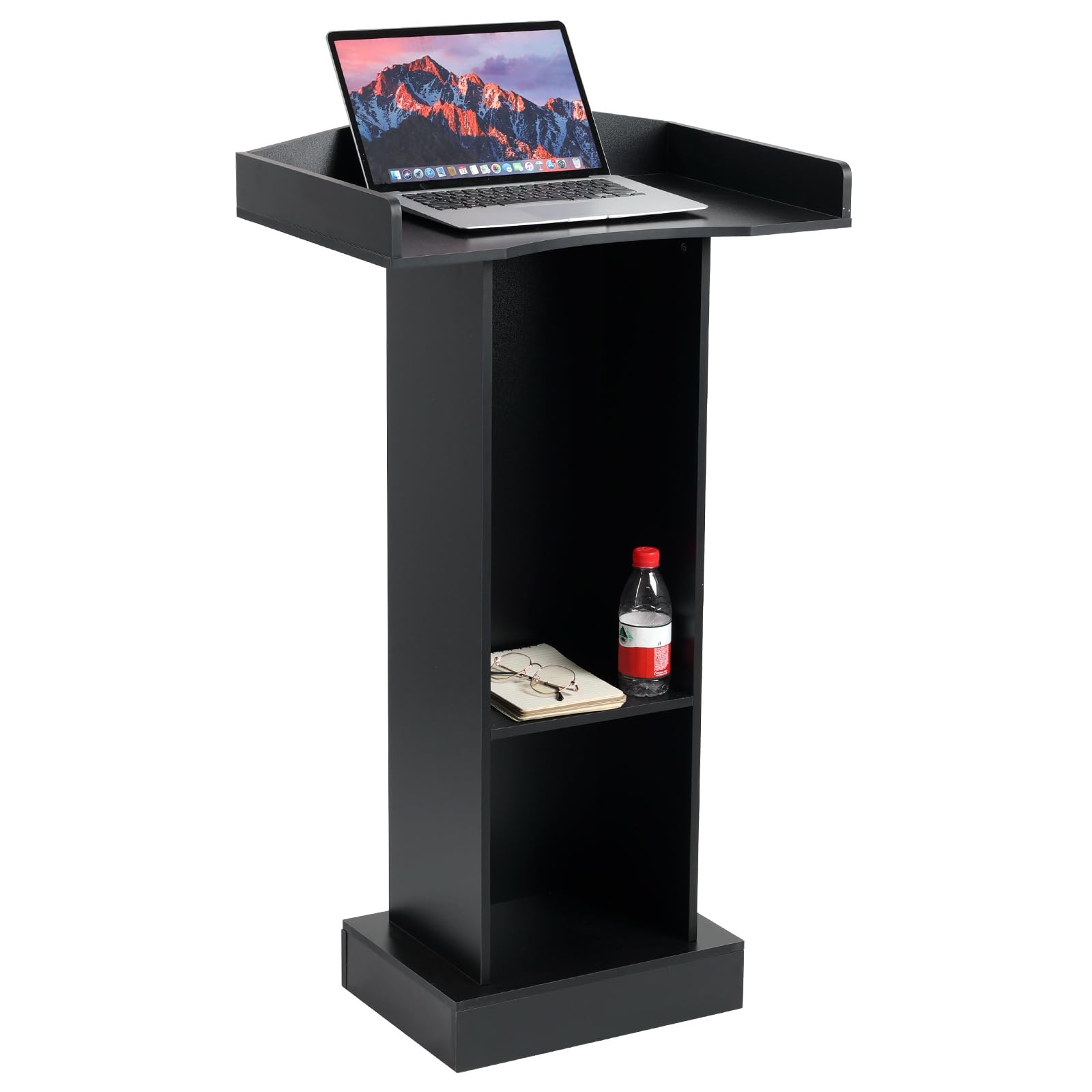 BEQUZON Podium Stand for Lectern Presentation Church Classroom, Pulpit ...