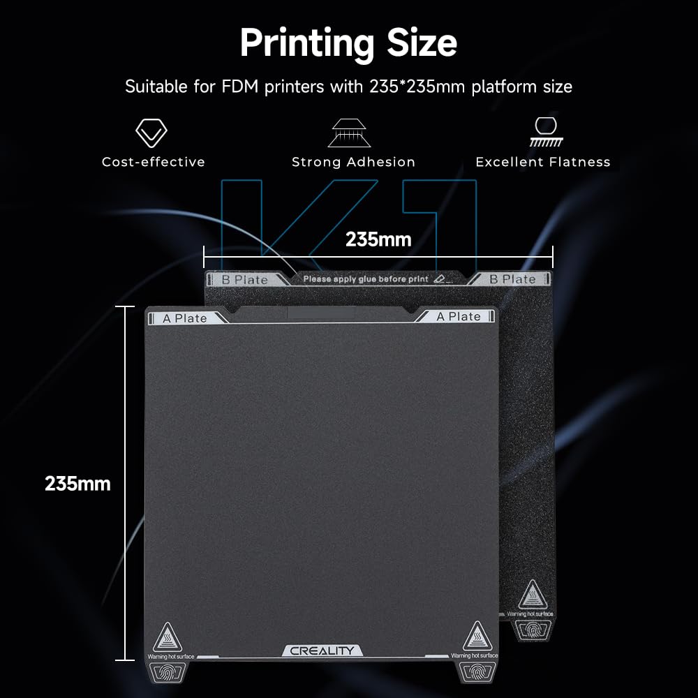 Mua Creality Official K1 Build Plate, 235x235mm Double-Sided Textured ...