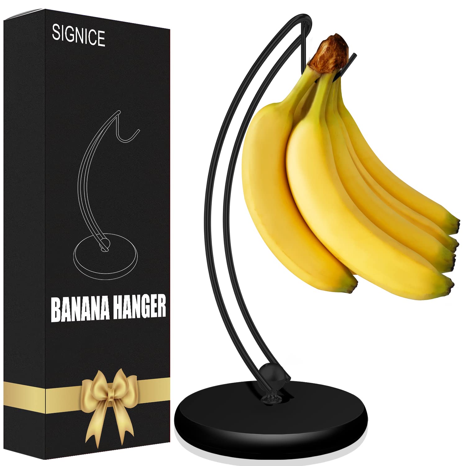Signice Banana Holder Stand - Patented Modern Banana Tree Hanger with ...