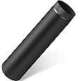 Amazon.com: LEIFIDE 6" x 24" Black Matte Stove Pipe Crimped Flue Stovepipe Connector 6 Inch 304 ...