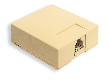 Amazon.com: Biscuit Jack Surface Mount 6P6C White-2pack: Home Improvement