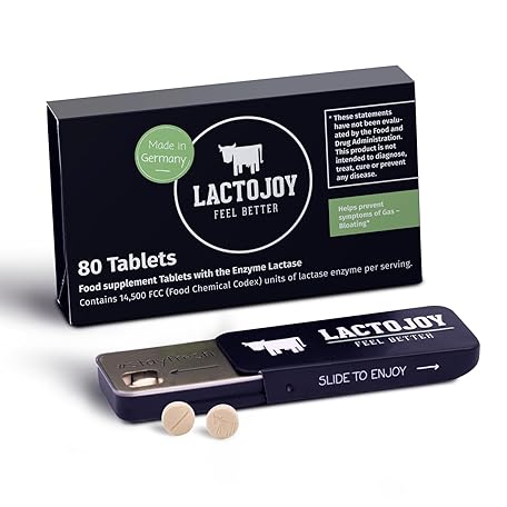 Mua LactoJoy Lactase Tablets | Helps With Lactose Intolerance ...