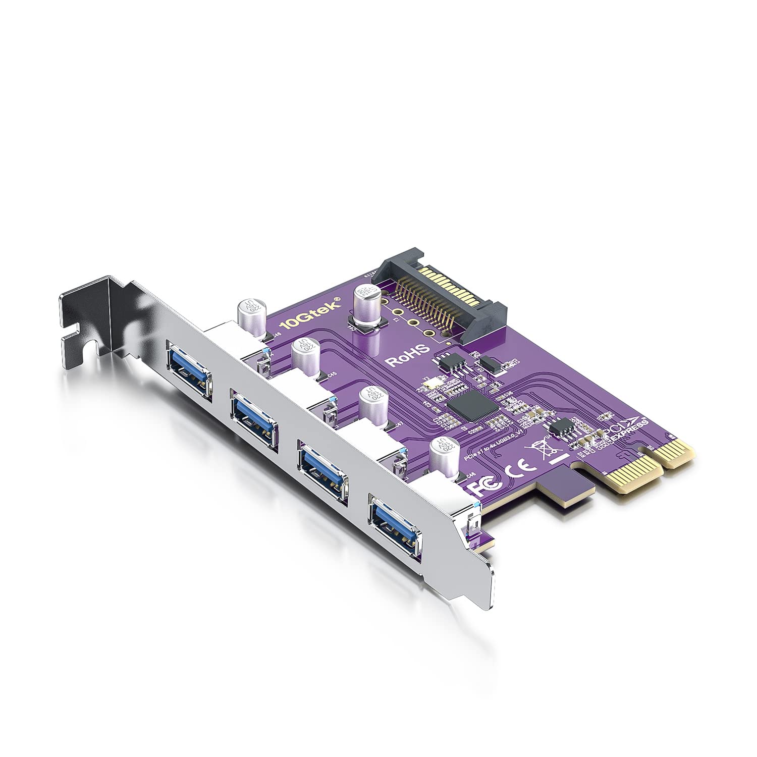 Mua PCIe to (4) USB 3.0 Expansion Card, PCIe USB Add in Card, Internal ...