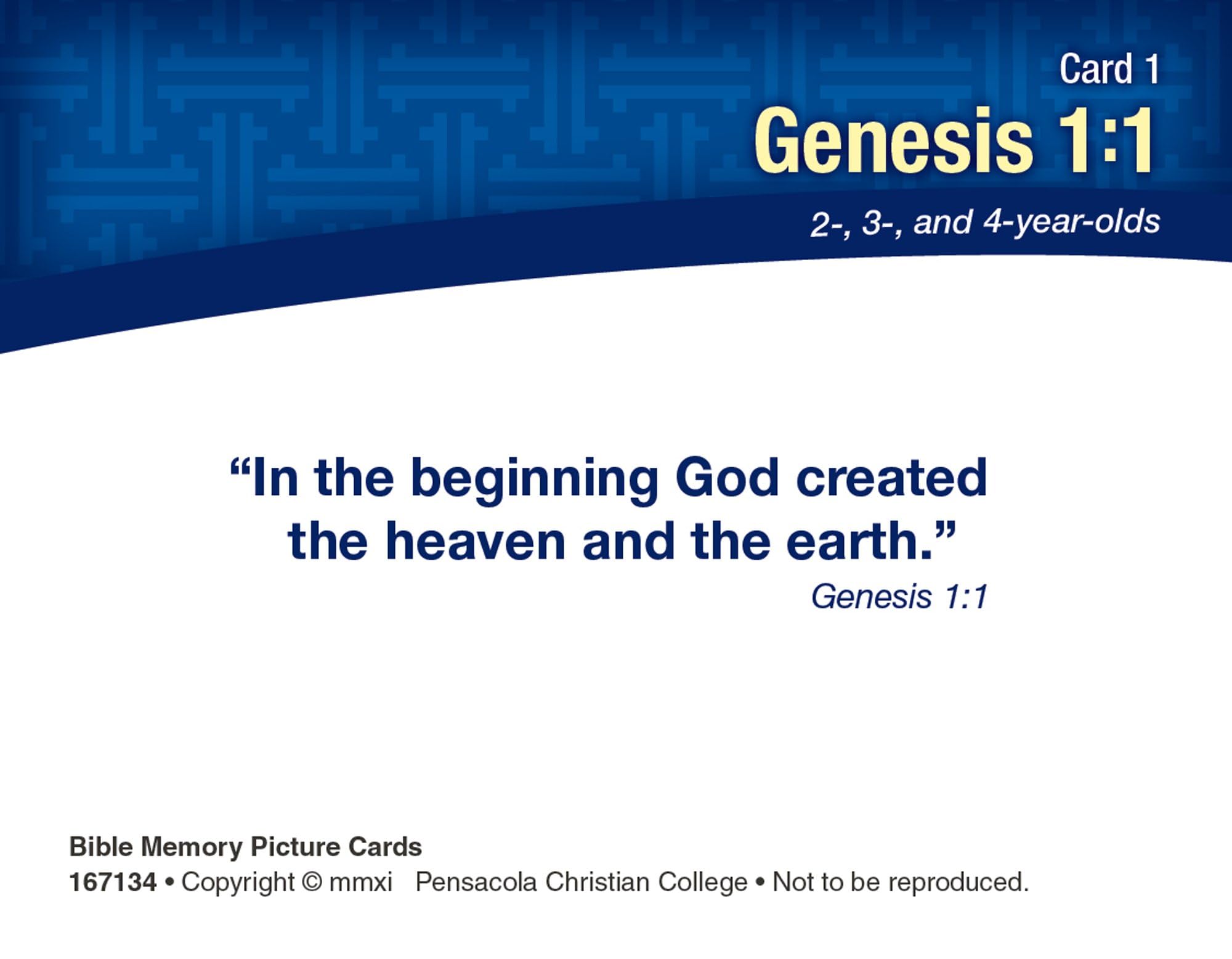 Mua Miniature Bible Memory Picture Cards - Abeka Preschool and ...