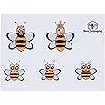 Amazon.com: Honey Bee Family Car Stickers - Full Color - Includes Queen ...