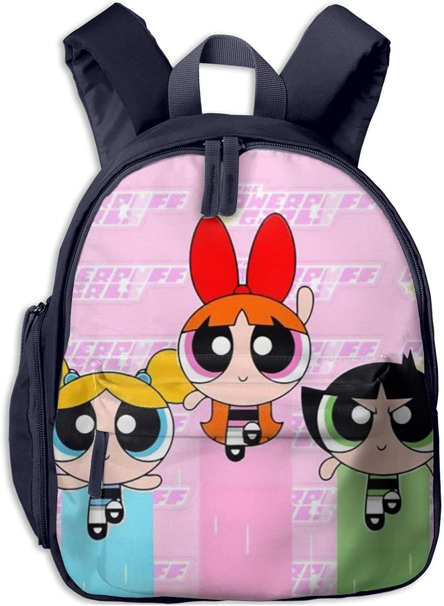 Powerpuff Girls Flying Print School Backpacks For Girls Boys Kids ...