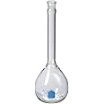 Pyrex Vista Borosilicate Glass Class A Flat Bottom Volumetric Flasks ...