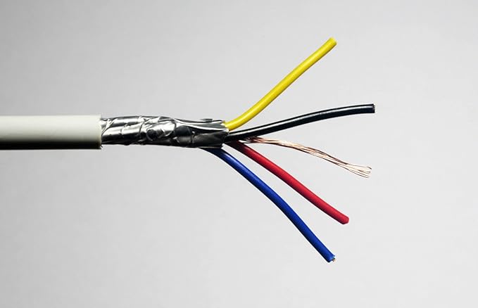 50 FEET 18/4 AWG - SHIELDED STRANDED WIRE / CABLE CNC / STEPPER MOTORS ...
