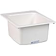 Mustee 11 20x17x10 UTIL Sink, White - Amazon.com