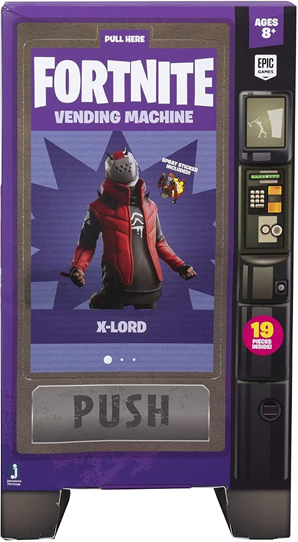 Mua Fortnite Vending Machine, Features 4 Inch X-Lord Action Figure ...