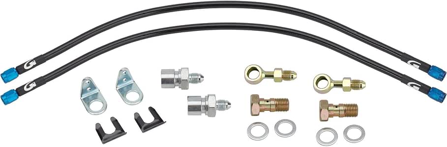 Amazon.com: 18 Inch Kevlar -3AN Brake Line Kit, 3/8 Inch or 10mm, 3/8 ...