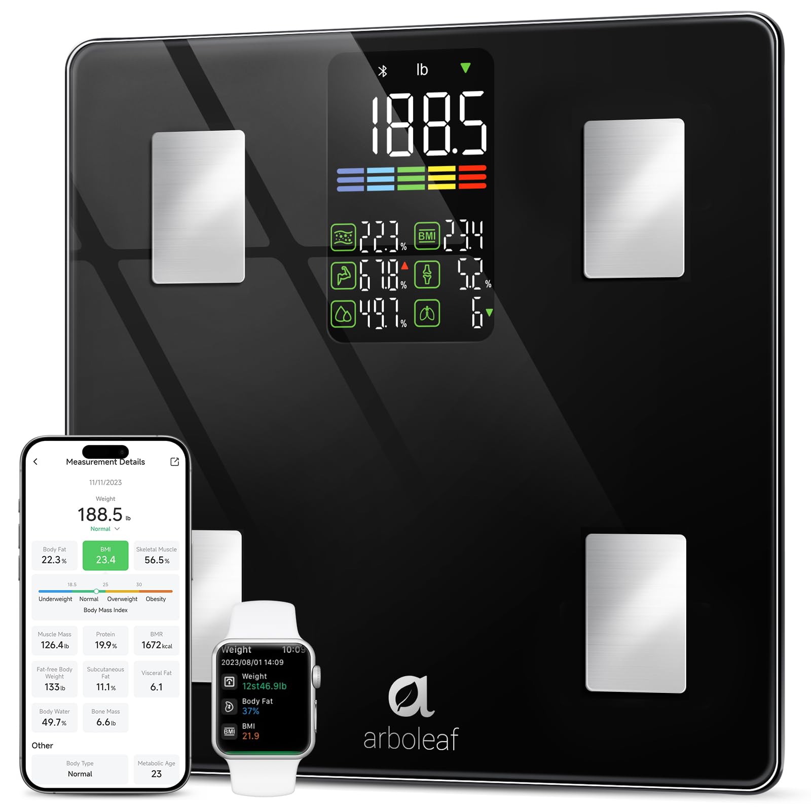 Mua Scale for Body Weight, Smart Weight Scale with BMI, Body Fat ...