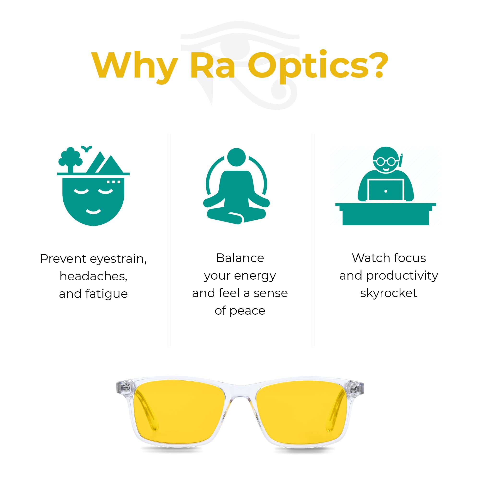Mua Ra Optics Popp Frame with Daylight Lenses - Premium, Science-Based ...