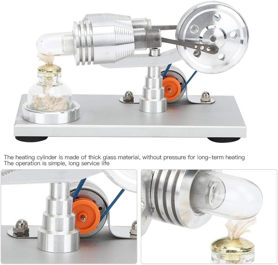 Hot Air Stirling Engine Motor Model Heat Steam Power Generator Model ...