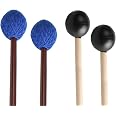 Amazon.com: UNIME 2 Pairs Keyboard Marimba Mallets Wood Handle, Medium ...