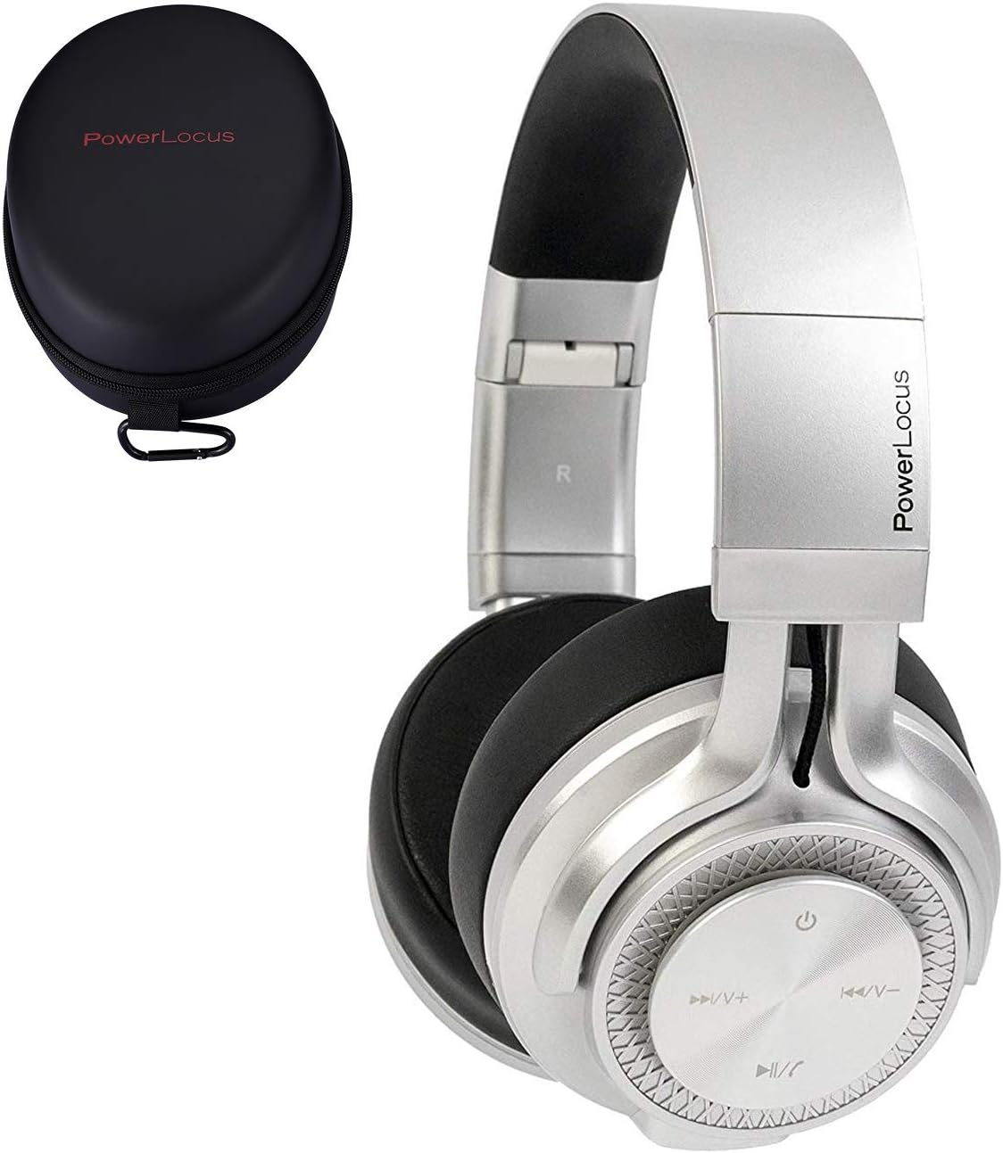 PowerLocus P3 Wireless Bluetooth Headphones Over-Ear, [40h Playtime ...
