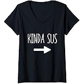 Amazon.com: Kinda Sus Arrow Gaming Meme Matching Halloween Costume ...