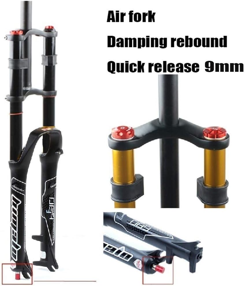 LSRRYD MTB Fahrradgabel 26 27,5 29 Zoll Doppelte Schulterkontrolle ...