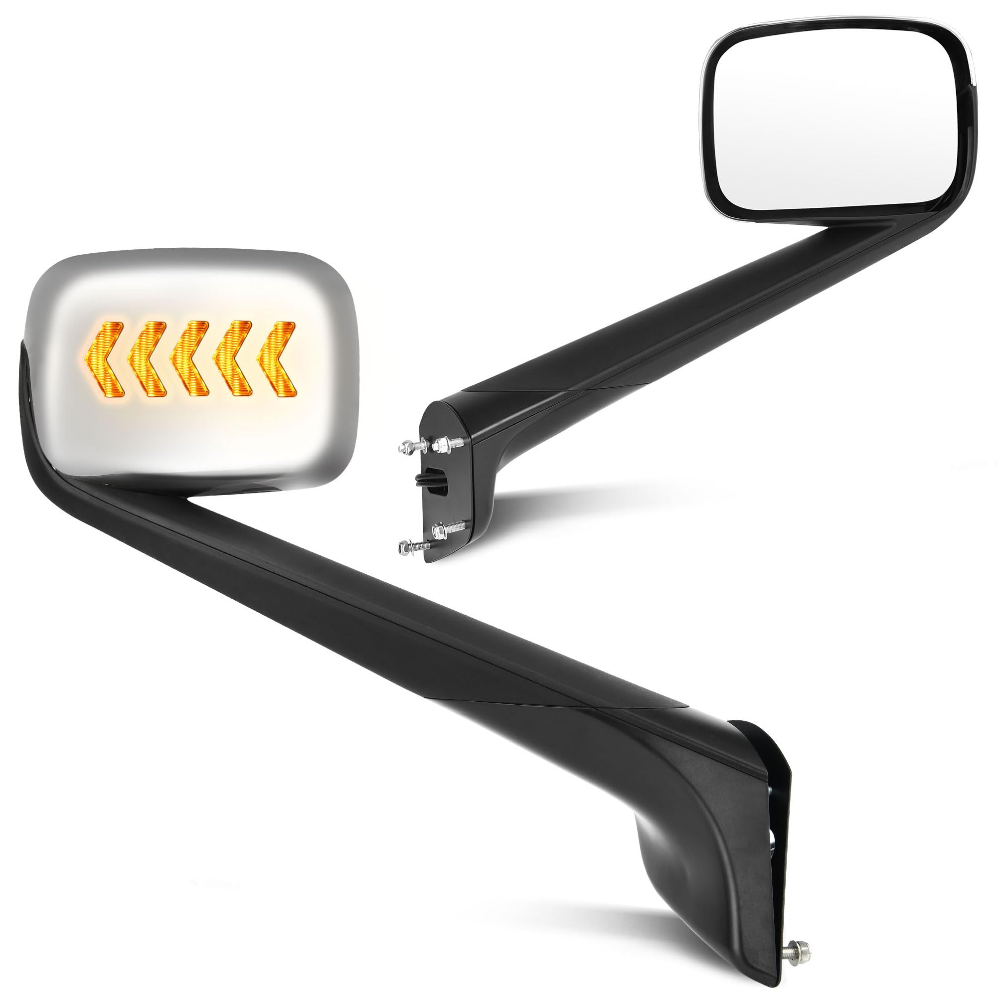 Mua YITAMOTOR Hood Mirrors with LED Arrow Signal Light Compatible with ...