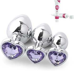 Amazon.com: Adult Sex Toys Butt Plug Heart Shaped Base with Jewelry ...