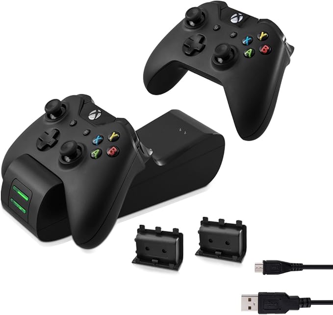 kwmobile Station d'accueil Xbox One / One S - Dock de chargement double ...