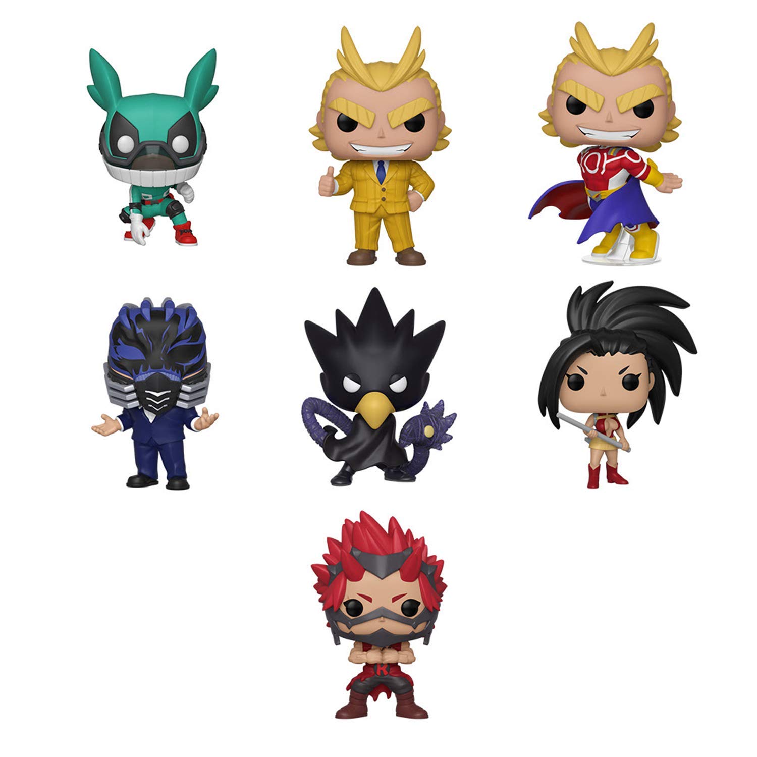 Funko Pop Bundle Of 7 Mha Kirishima Yaoyorozu Tokoyami All | Desertcart ...