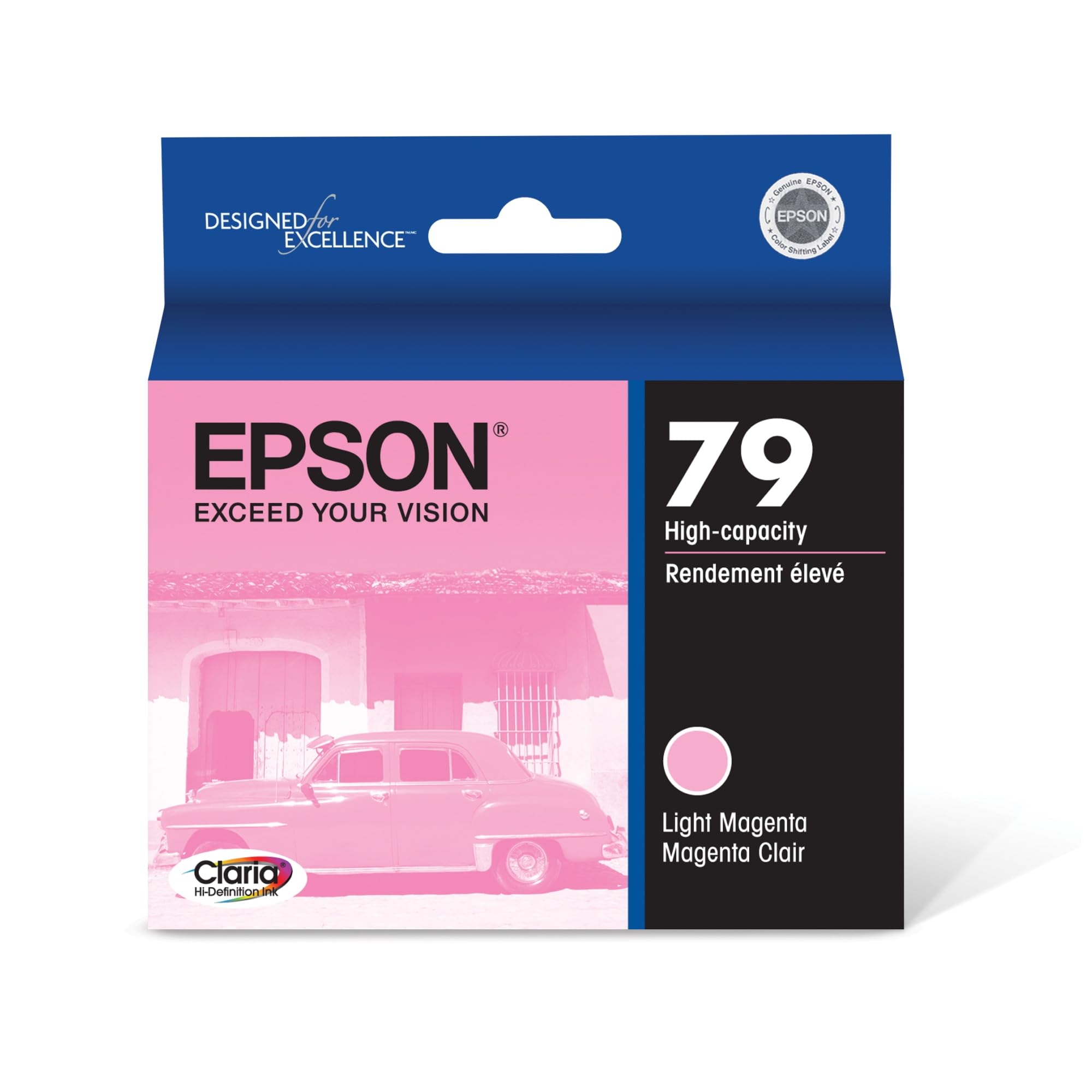 EPSON 79 Claria Hi-Definition Ink Standard Capacity Light Magenta ...