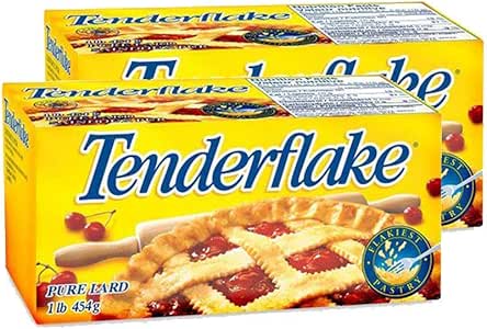 Tenderflake Pure Bakers Lard (Pack of 2) - 454 Gram x 2: Amazon.ca: Grocery