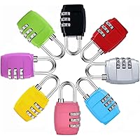ZPLIUST 3 Digit Combinations Padlock The Safe Cipher Lock Resettable ...