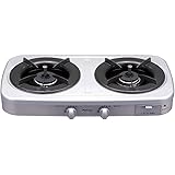Amazon | リンナイ ガステーブル 二口コンロ・コンパクト幅56cm(プロパンガス用)左ハイカロリー RTS-336-2FTS(SL)L-LP | リンナイ (Rinnai) | ガス ...