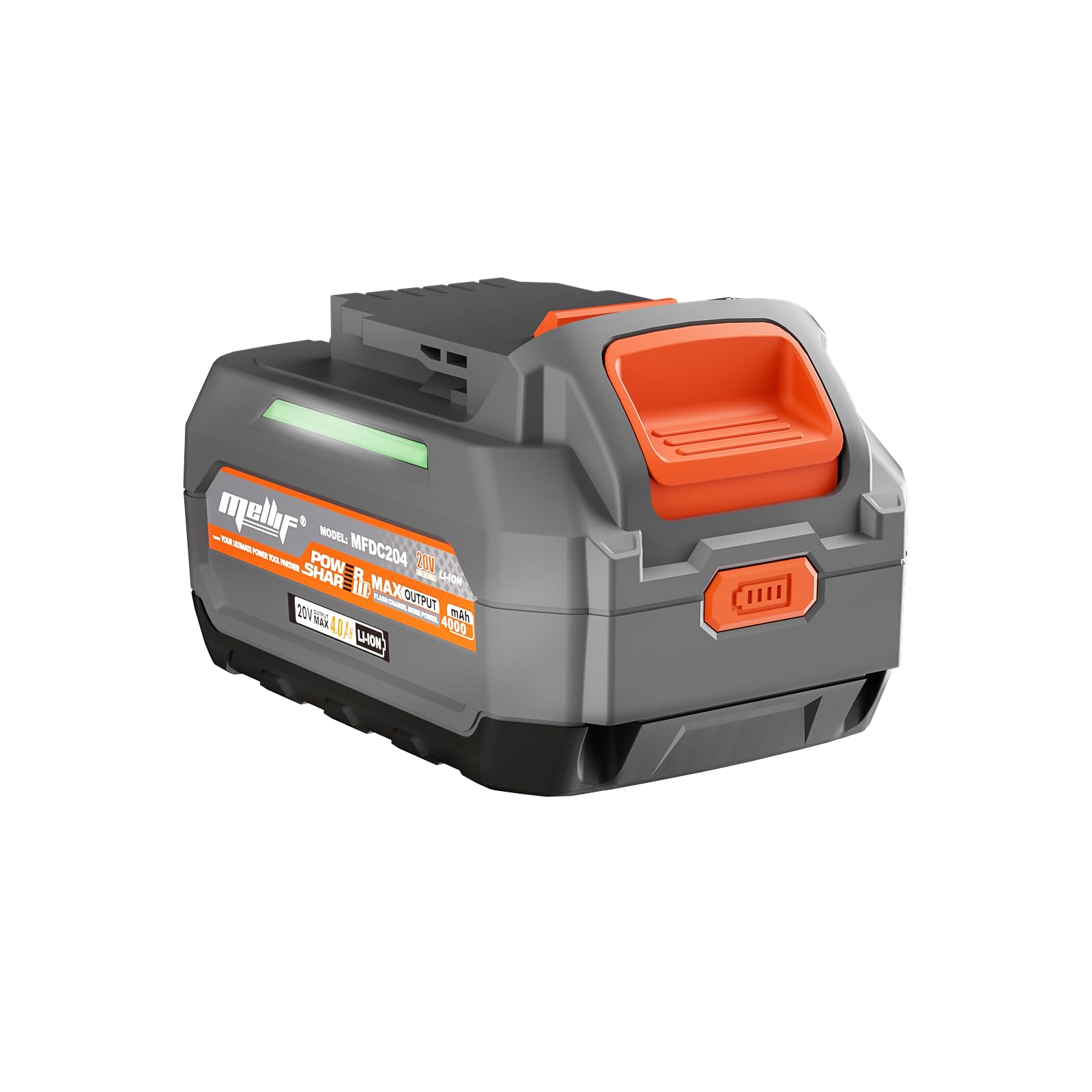 Mellif 20V 4.0Ah Lithium-Ion Battery Pack Replacement Compatible with ...