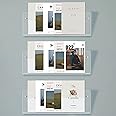 Amazon.com: Cutora 3PACK Acrylic Brochure Holder Wall Mount Clear ...