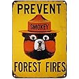 Amazon.com: Smokey Bear Prevent Forest Fires Outdoors Metal Tin Sign ...