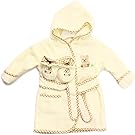 Amazon.com: Spasilk 100% Cotton Hooded Terry Bath Towel with 4 ...