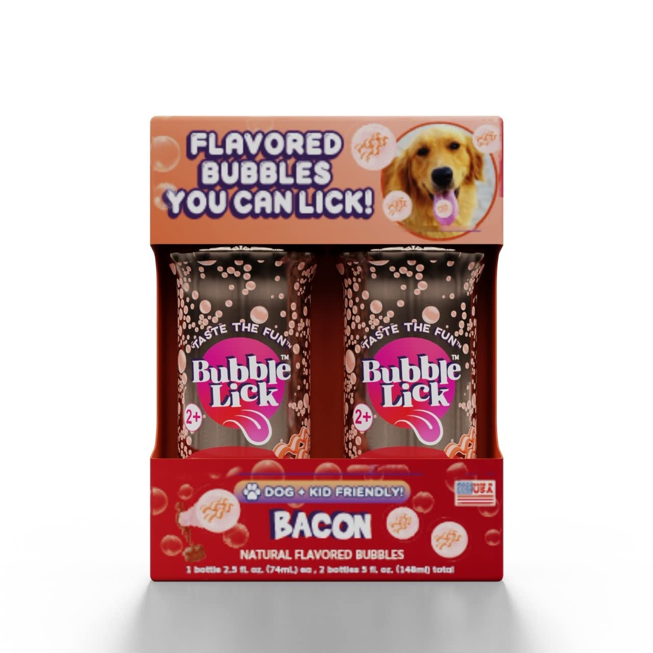 Mua BubbleLick Maple Bacon (2.5 Fl Oz, Pack of 2), Natural Flavor ...
