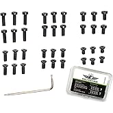 Eagle Precision #8-40 Screw Set | 36 Pcs of 8-40 Screws: 6mm, 8mm, 10mm ...