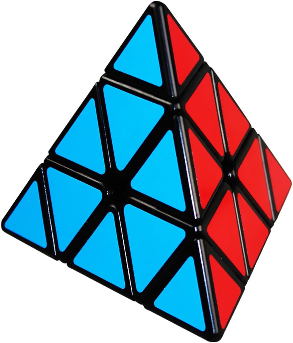 Cooja Pyramid Puzzle Pyraminx Cube Rubix Cube, 3x3 Speed Cube Triangle ...